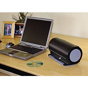 Atlantic 80 Disk Storage Manager - Protect and Organize Media, Durable Hard Plastic in Black, PN85012055