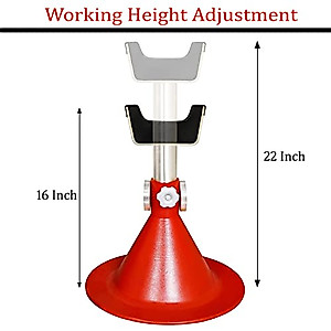 AAProTools Standard Size Farrier Stand Equine Trimming Shoeing Barefoot With Free Hoof Knife Gift