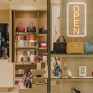 16"x 9" LED Neon Open Sign for Business, Ultra Bright Lighted Sign Open, Electric Light up Sign for Stores, Restaurants Offices Retail Shops Window Storefronts