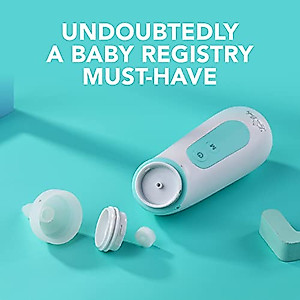 Lunobaby Nasal Aspirator for Babies - Rechargeable Baby Nose Sucker Must-Haves for First Time Mom - Electric Nose Aspirator for Infants and Toddlers