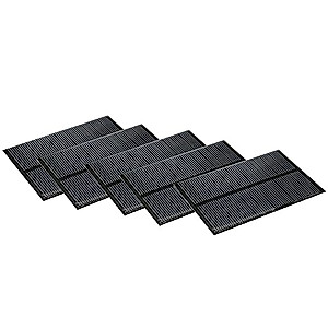 5Pcs Mini Solar Panels for Solar Power, 5.5V 120mA Mini Solar Panel Kit DIY Electric Toy Photovoltaic Cells Solar Epoxy Cell Charger 3.33"*2.19"(84.5mm*55.5mm)