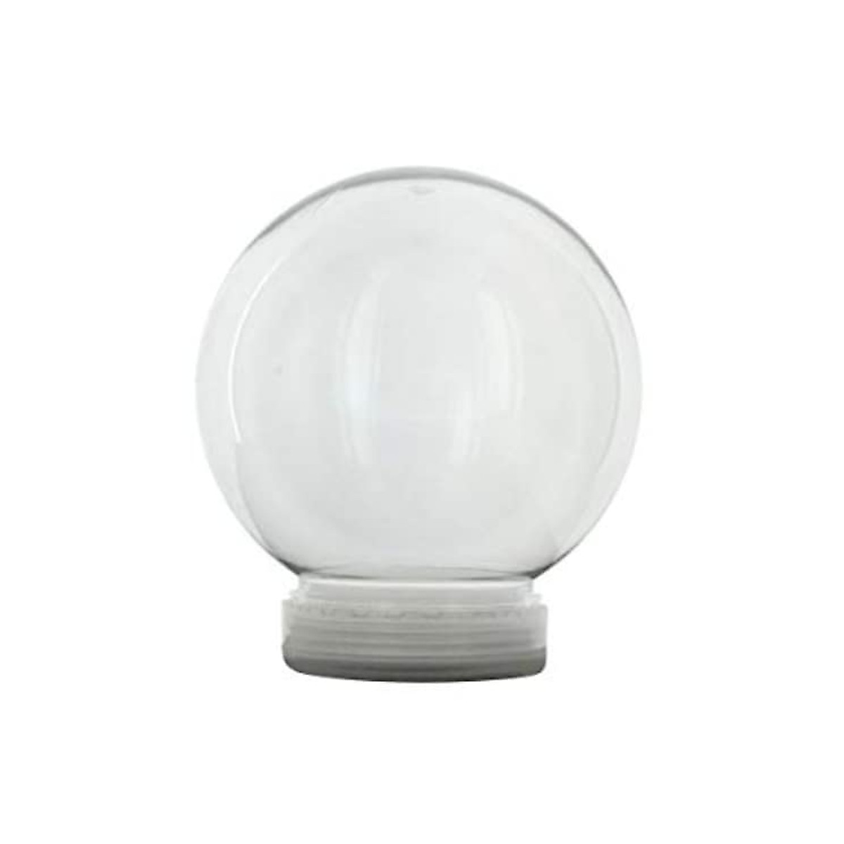 4 inch DIY Plastic Snow Globe with Removable Screw Off lid - Fun DIY Activity for Kids and Family! Snowglobes Creations!