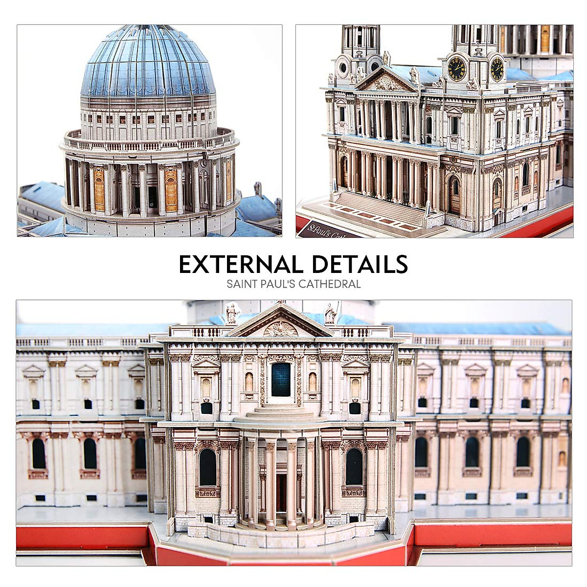 CubicFun 3D Puzzles for Adults - Large Notre Dame de Paris 3D Puzzle - Half-Opening Architecture, Enjoy Interior Views - Anniversary, Christmas, 2023 Gifts - 293 Pieces