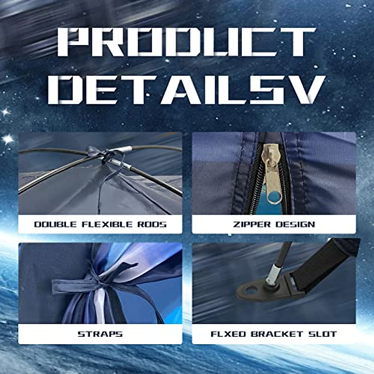 Gentle Monster Space Play Tent for Kids, Indoor Universe & World Playhouse for Boys, Imaginative Gift for Toddlers & Children 3 4 Years Old, Up - 47 x 47 x 43 Inch