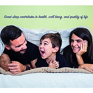 Bravilia Weighted Blanket Twin Size (48'' X 72'' Inches) Weight 15 LBS - Eco - Luxury Soft Cool 100% Cotton in White