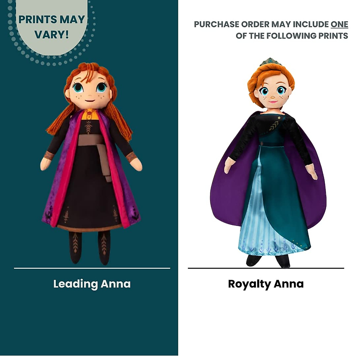 Disney Frozen Anna Kids Bedding Super Soft Plush Cuddle Pillow Buddy, "Official" Disney Product By Franco
