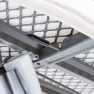 T-Leg Freestanding Ironing Board, by Seymour Home Products (Khaki) Large Ironing Board with Steel Legs and Adjustable Height Made in The USA