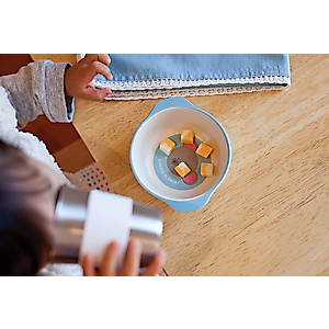 Red Rover Animal Bamboo Kid's Bowls Multicolor, Set of 4