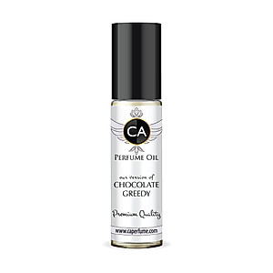 CA Perfume Club Impression of Mntle Chocolate Greedy For Women & Men Replica Fragrance Body Oil Dupes Alcohol-Free Essential Aromatherapy Sample Travel Size Long Lasting Attar Roll-On 0.3 Fl Oz/10ml