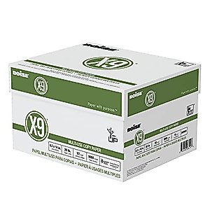 Boise® X-9® Multi-Use Print & Copy Paper, Legal Size (8 1/2" x 14"), 92 (U.S.) Brightness, 20 Lb, White, 500 Sheets Per