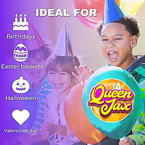 Fruit Chews - 1 Pound Bag - Assorted Candy - Chewy, Fruity and Delicious - Cherry, Lemon, Lime, Orange and Vanilla - QUEEN JAX - Individually Wrapped Candy - Fresh, Mouth Watering and Scrumptious Bulk Candy Bag - Buy In Bulk and Save!