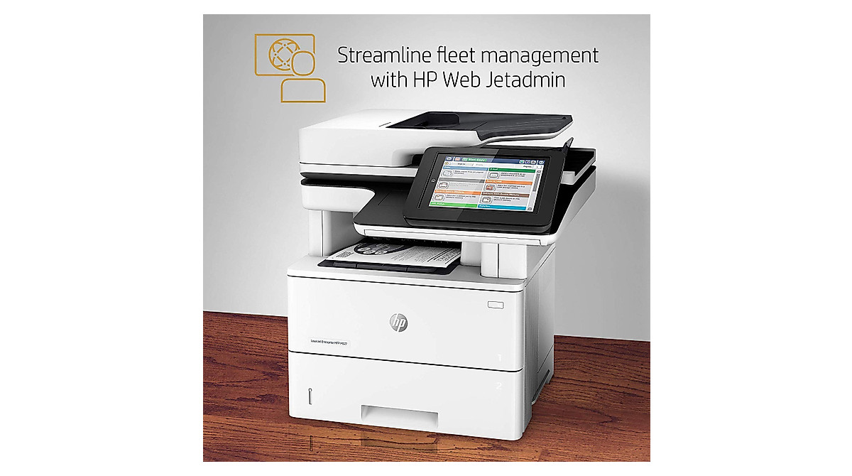 HP LaserJet M527dn Multifunction Printer - Fast, Secure & Reliable