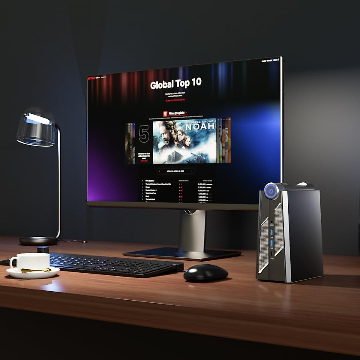 ACEMAGICIAN [Mini Gaming PC] Mini Computers Ryzen 9 6900HX[up to 4.9Ghz], 32GB DDR5 512GB NVMe SSD Mini PC with AMD Radeon 680M, RGB Lights/WiFi6/BT5.2/Dual Channel/3 Modes Mini Desktop