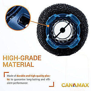 Canamax Premium TSP10P Tail Sweep PRO and 6 Packs 9-100-3105 Sweep Hose Scrubber - Replacement for Polaris Pressure-Side 3900 Sport, 380, 360, 280, and 180 Pool Cleaners