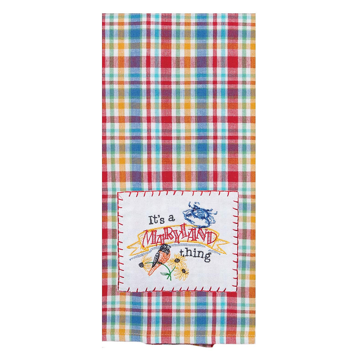 2 Piece Home State Of Maryland Embroidered Kitchen Towel Bundle