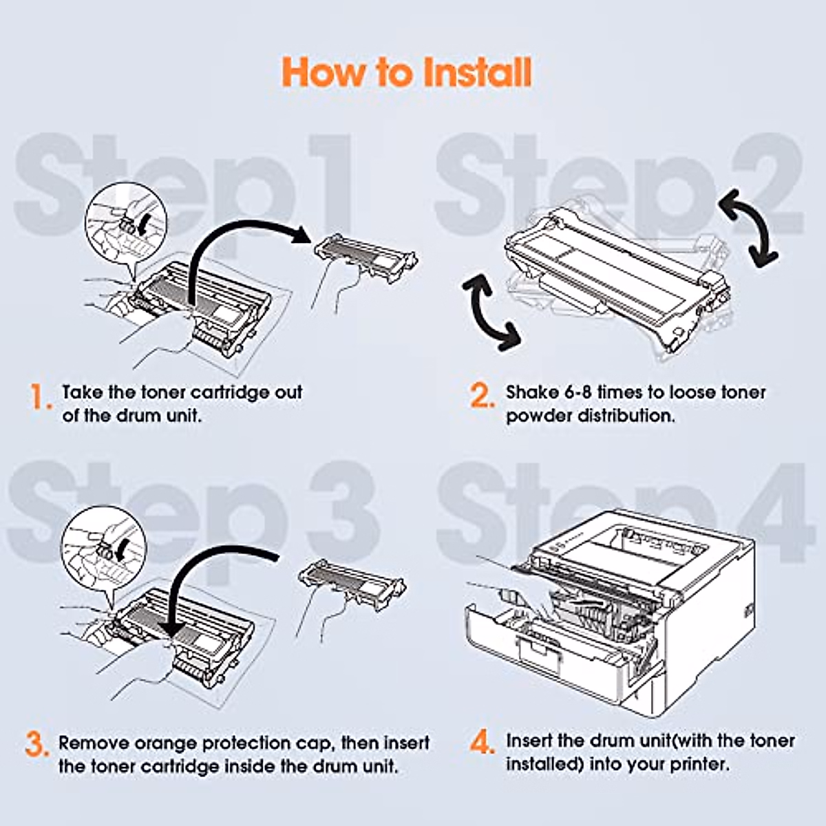 TN760 TN-760 TN730 Toner Cartridge: 2 Pack High Yield Toner Cartridge Replacement for Brother TN760 TN-760 TN730 Toner, Use with HL-L2350DW HL-L2395DW HL-L2390DW HL-L2370DW MFC-L2750DW (Black)