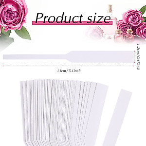 800 Pcs Perfume Scent Test Strips Disposable White Blotter Fragrance Strips Paper Sample Tester Strips for Aromatherapy Testing Essential Oils Fragrances Scents
