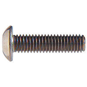 The Hillman Group 44006 1/4-20 x 5/8-Inch Button Socket Cap Screw, Stainless Steel, 10-Pack