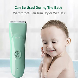 Baby Hair Clippers - Ultra Quiet Electric Hair Trimmer, Cordless Rechargeable Waterproof Haircut Kit for Kids Infants & Adult.