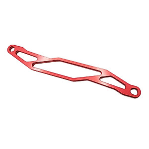 Alloy Battery Plate for Tamiya TT02 TT02B RC Batt Plate 54555 Upgrade Parts (Red)