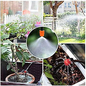 KDIFIX for Adjustable Automatic Micro Irrigation Kits,Drip Irrigation,Garden Irrigation System,DIY Plant Watering System for Garden Greenhouse, Flower Bed,Patio,Lawn(30M 149PCS)