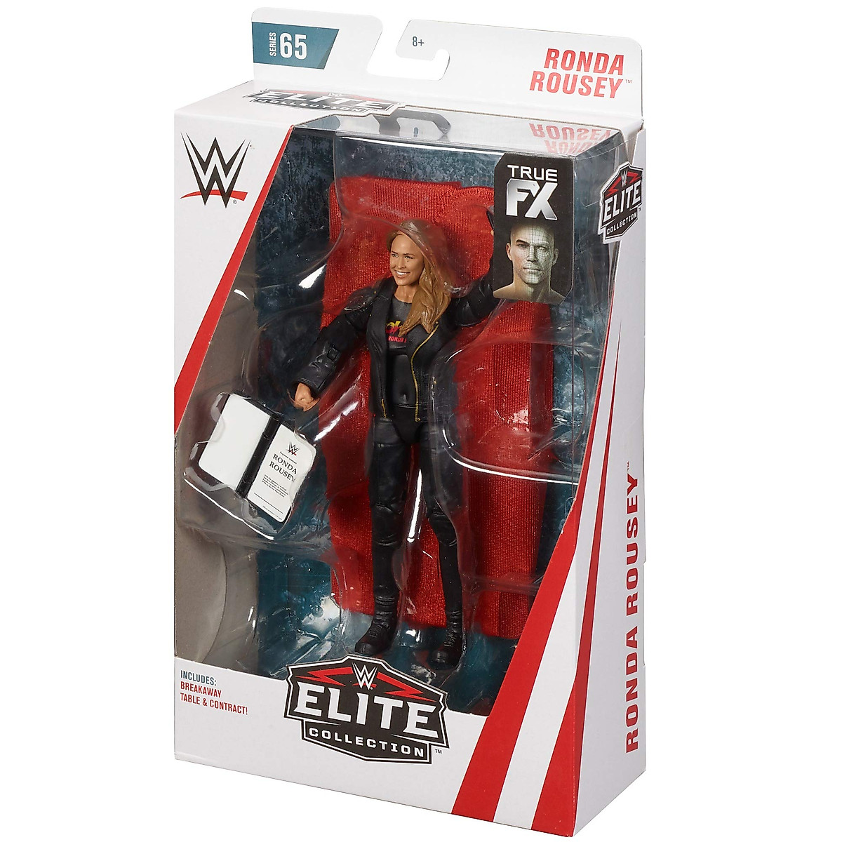 WWE MATTEL Ronda Rousey Elite Collection Deluxe Action Figure with Realistic Facial Detailing, 8 years and up, Iconic Ring Gear & Accessories