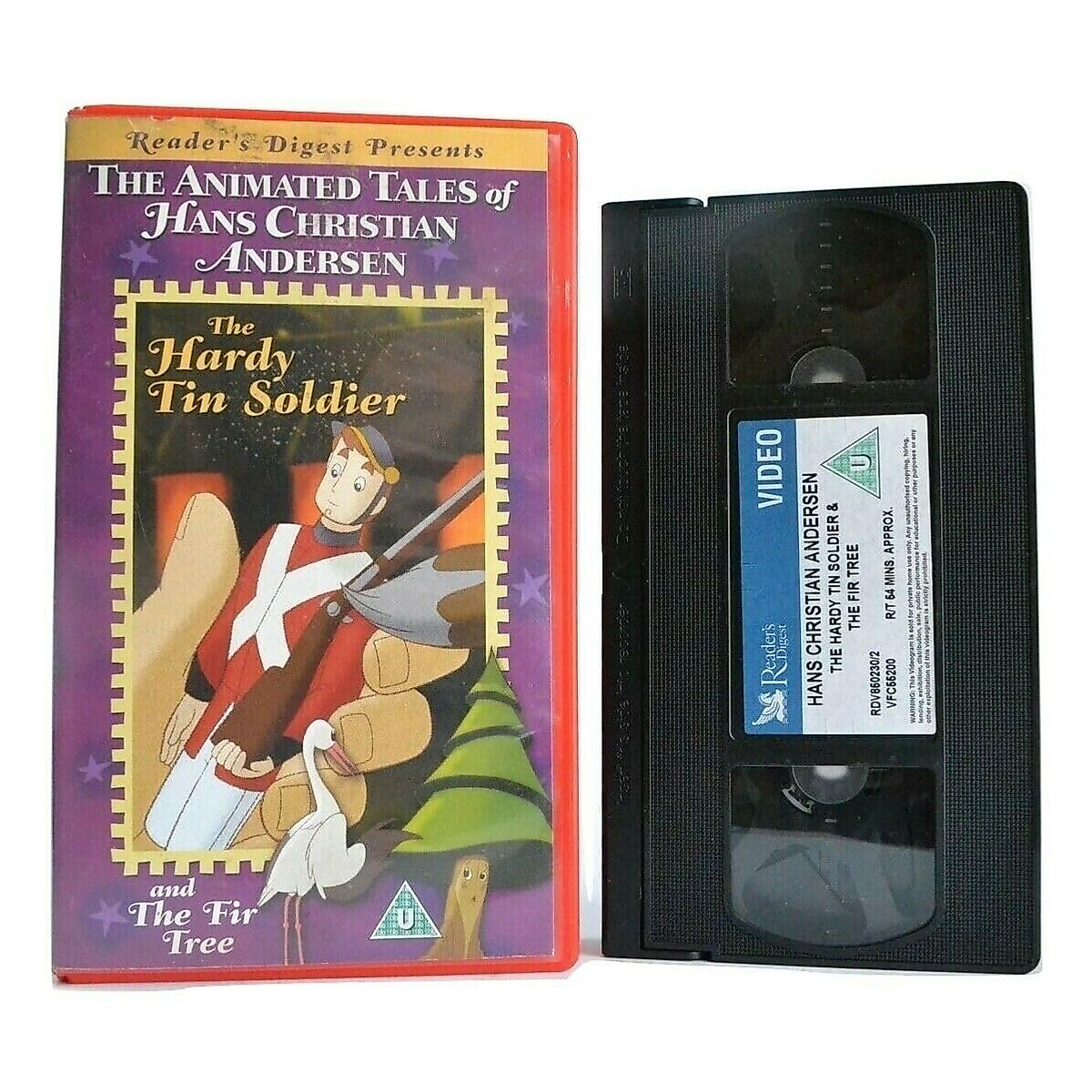 The Hardy Tin Soldier:T By H.C.Andersen Fairy Tale - Animated - Children's - VHS