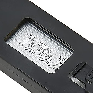 TOUISEDGI RC Drone Battery, Lightweight Professional 3.7V 1800Mah Remote Control UAV Battery for E88 E88MAX E525 E99 K3 RC UAV(Black)