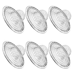 Yinpecly 70mm Dia Kitchen Sink Strainer Stainless Steel Mesh Sink Strainer, Perfect for Kitchen Sink, Bathroom Bathtub, Floor Drain, Balcony Drain Hole, Narrow Rim 6Pcs