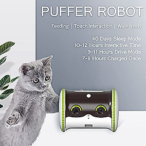 LINKSUS Smart Pet Camera,1080P HD Pet Camera with 2-Way Audio and Night Vision,Home Security APP Remote Control with Treat Tossing,Automatic & Interactive Toys for Dogs and Cats(2,4G WiFi)
