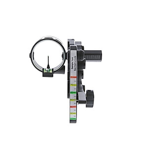 TRUGLO Range Rover Single-Pin .019" Dia Right-Handed Archery Hunting Moving Black Bow Sight with Standard Adjustment - Light Not Included