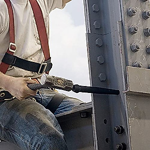 Klein Tools 3255 Bull Pin, Broad Head Bull Pin Resists Corrosion and Mushrooming, Heat Treated Steel with Black Finish, 1-1/4-Inch