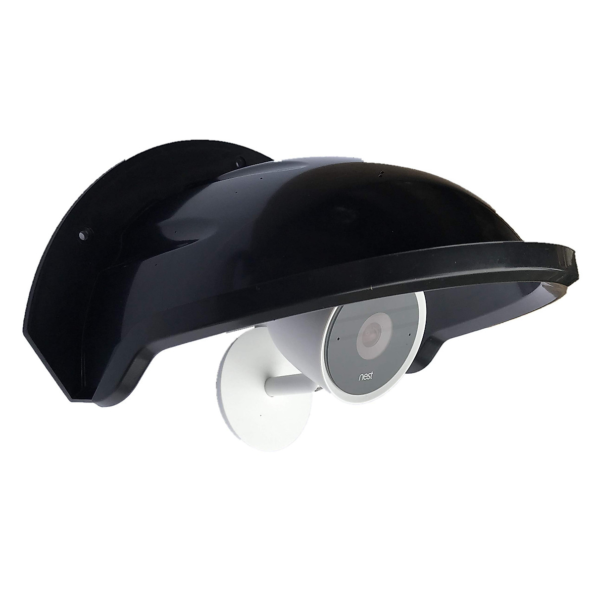 Universal Sunshade Rainshade Camera Cover Shield for Outdoor Nest/Nest IQ Camera - Black