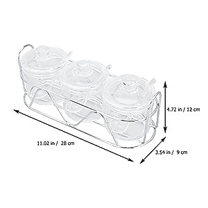 Cabilock Cocktail Shaker Set Mini Containers Spices Set Kithen e Box ondime Se t Sa Bo Stoage Bin with a fo Kithen o Ba Home Mini Containers Spices Set Small Containers