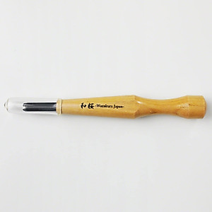 Wazakura Made in Japan Bonsai Chisel Hand Round Gouge Carving Tool 0.2 in (6 mm) for Jin Shari Making, DIY Woodcarving Knife for Experts and Beginners (Round Gouge 6 mm)