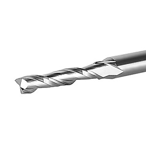 SpeTool Carbide CNC Router Bits 3/16 inch Cutting Diameter Up Cut Router Bit with 1/4 inch Shank Suitable for CNC Engrave Carving