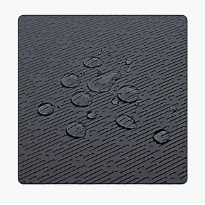 Hatha Yoga Extra Thick TPE Yoga Mat - 72"x 32" Thickness 1/2 Inch -Eco Friendly SGS Certified - With High Density Anti-Tear Exercise Mats For Home Gym Travel & Floor Outside (Black)…