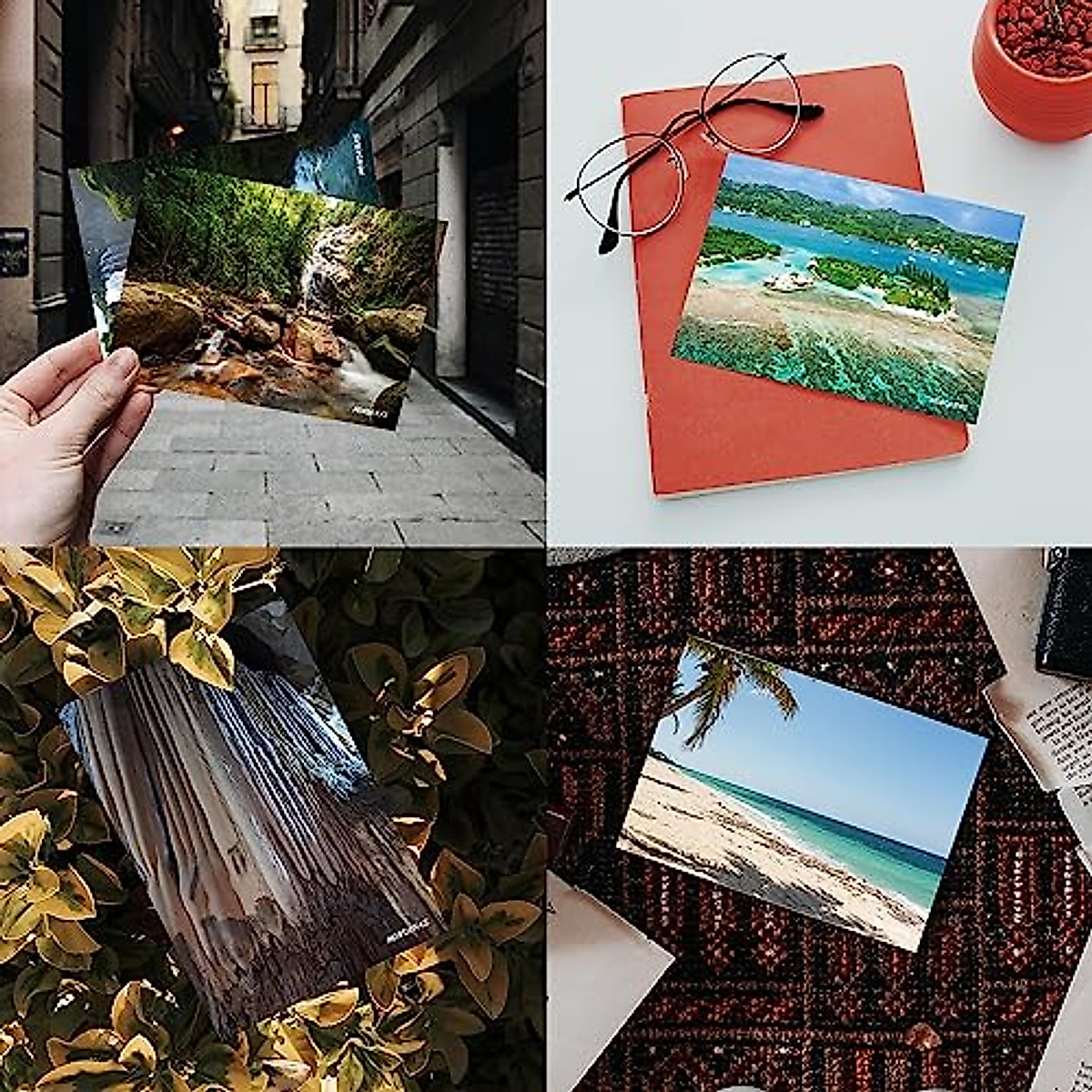 Dear Mapper Honduras Natural Landscape Postcards Pack 20pc/Set Postcards From Around The World Greeting Cards for Business World Travel Postcard for Mailing Decor Gift