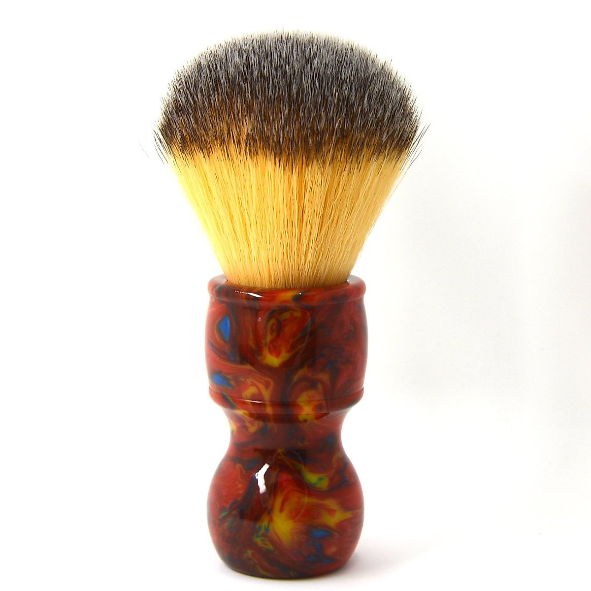 CSB Red Resin Handle Synthetic Fibre Shaving Brush Vegan Beard Shaving Tools