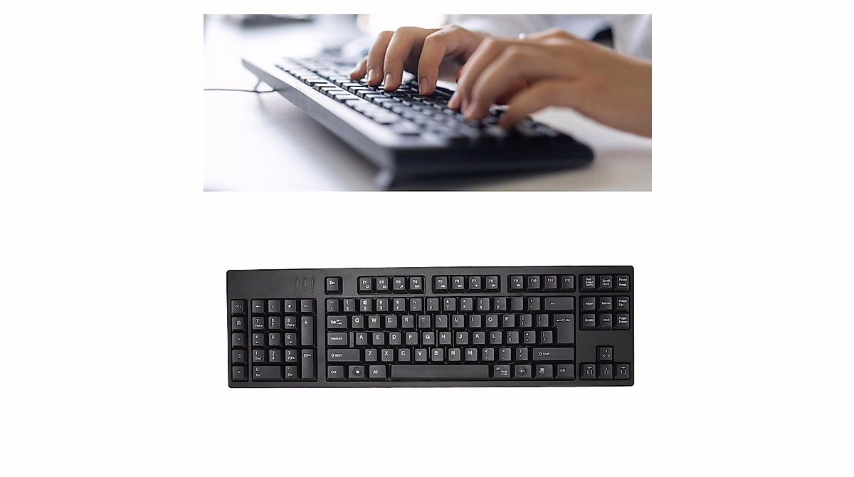 Ergonomic Left Handed Mechanical Keyboard - 109 Keys