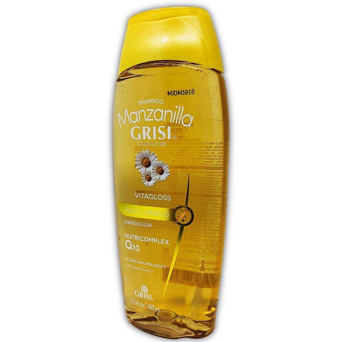 Grisi Manzanilla Shampoo | Chamomile Shampoo for Thicker and Fuller Hair, Helps Naturally Lighten and Increase Hair Volume, also helps treat the Scalp for Dandruff; 13.50 Fl Oz