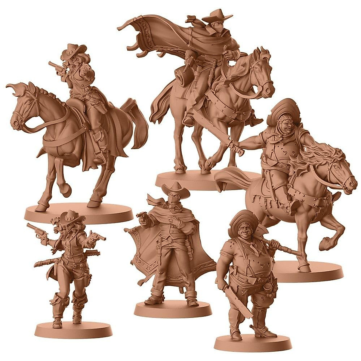 Zombicide Running Wild Expansion - Ride or Die in The Undead West! Cooperative Strategy Game with Tabletop Miniatures, Ages 14+, 1-6 Players, 45-60 Min Playtime, Made by CMON