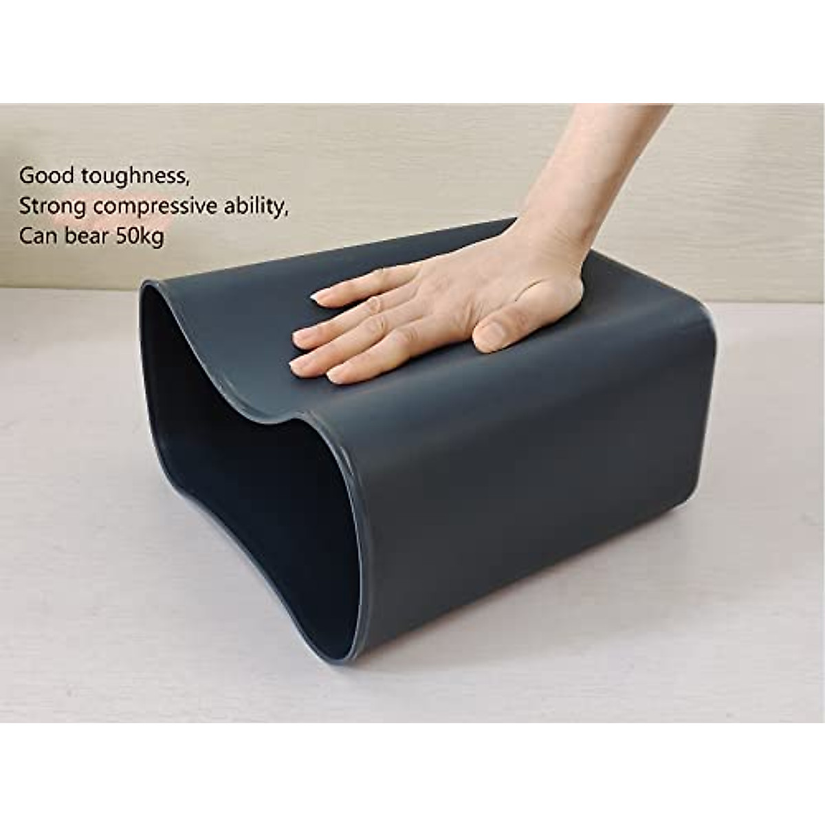 HOLTPHILI Small Trash Can 2.5 Gallon Waste Basket Garbage Can for Bathroom Hotels Inns Office Bedroom (Black, 2 Pack)