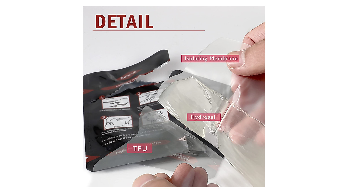 Rehcull Vented Chest Seals: Trauma & First Aid Kit Essential