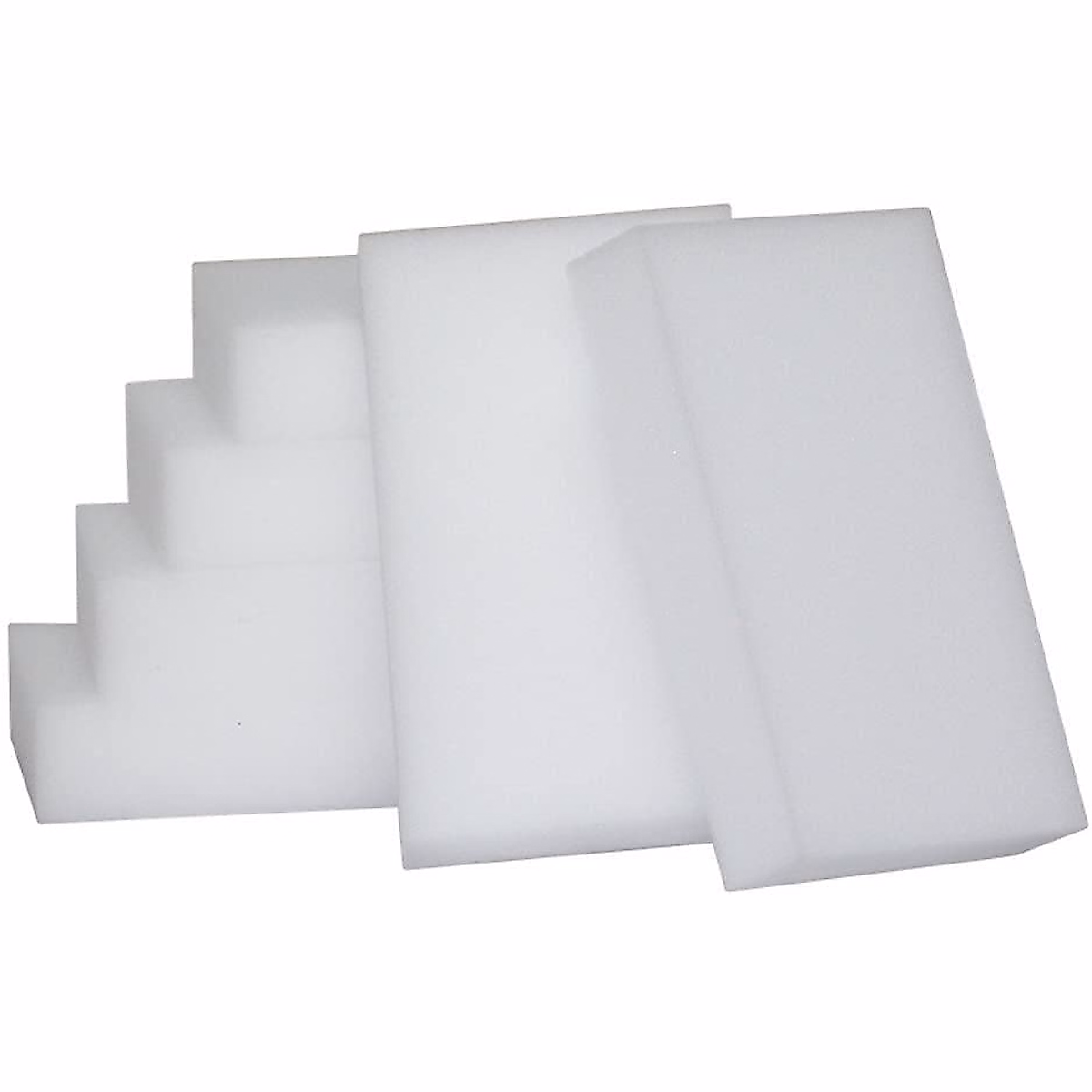 20 Pieces Sponge Kitchen Magic Sponge Dirt Eraser Cleaning Sponges with Water Only Powerful Cleaning Stubborn Stains Magic Sponge Dirt Eraser White Useful Design