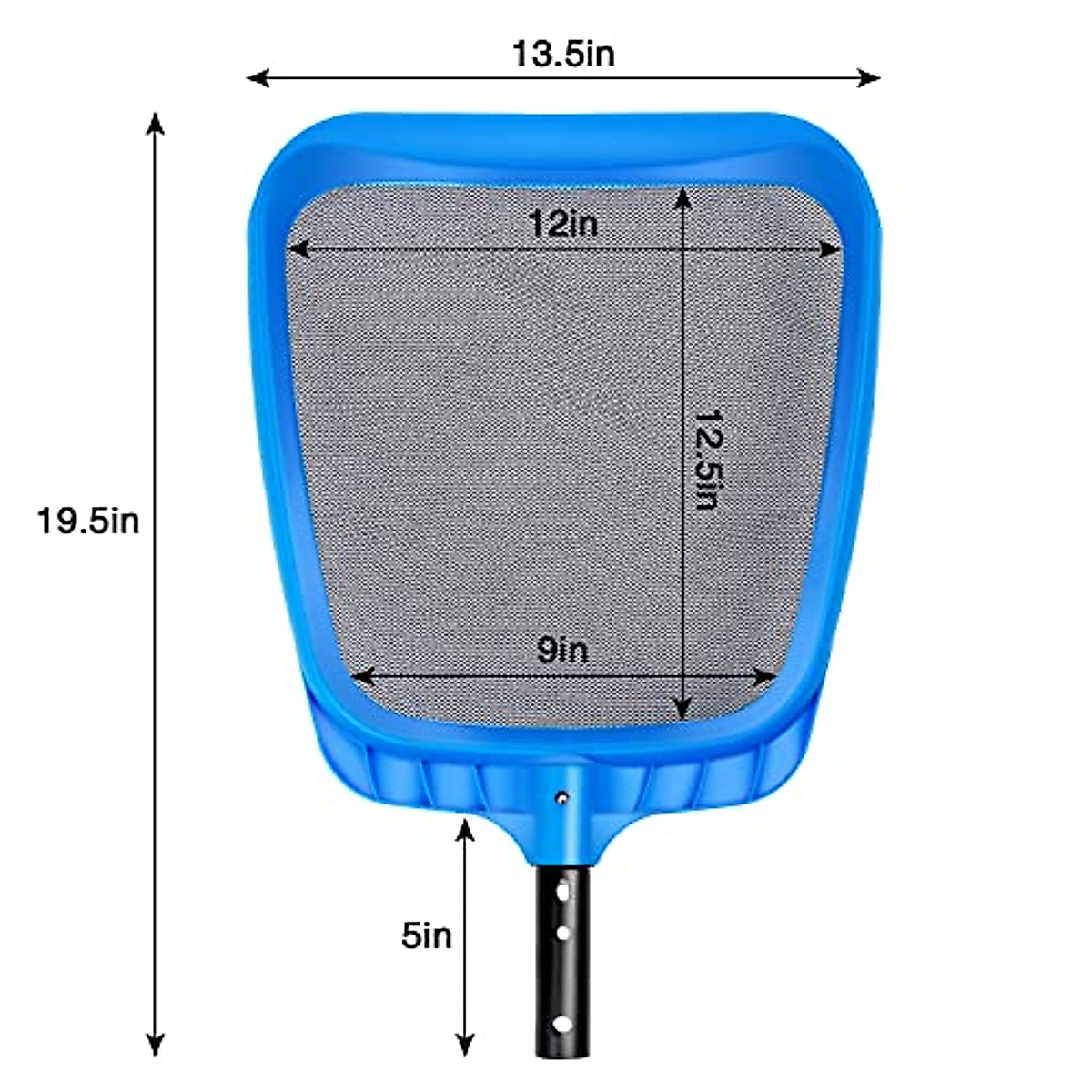 eazer Professional Pool Skimmer Net, Pool Cleaning Net, Skimmer Net for Pool Cleaning, Pool Net Skimmer for Above Ground Pool | Pool Nets for Cleaning |Swimming Pool Accessories(Pole Not Include)