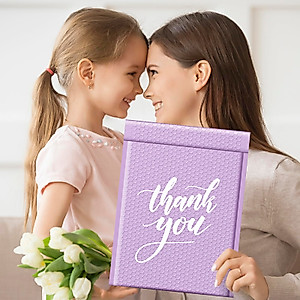 Fuxury Large Bubble Mailers 10.5x16" 40 Pack Self Seal Padded Envelopes Waterproof Mailing Envelopes Bubble Padded Cushioning Padded Mailers for Packaging, Small Business #5 Lavender