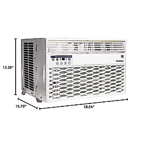 Danby DAC080EB6WDB 8,000 BTU Energy Star Window Air Conditioner, Programmable Timer, LED Display and Remote Control, Ideal for Rooms Up to 350 Square Feet, in White, 8000