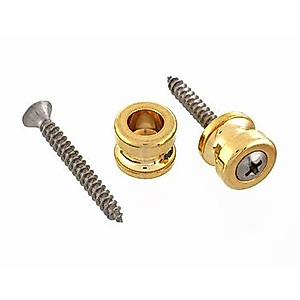 2 Buttons Only for Schaller Strap Locks Gold Allparts AP-0682-002
