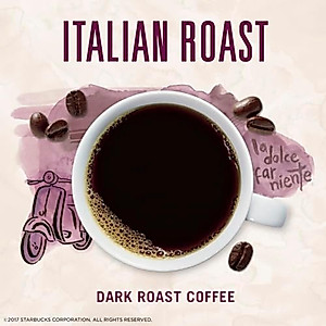Starbucks VIA Instant Coffee—Dark Roast Coffee—Italian Roast—100% Arabica—1 box (50 packets)